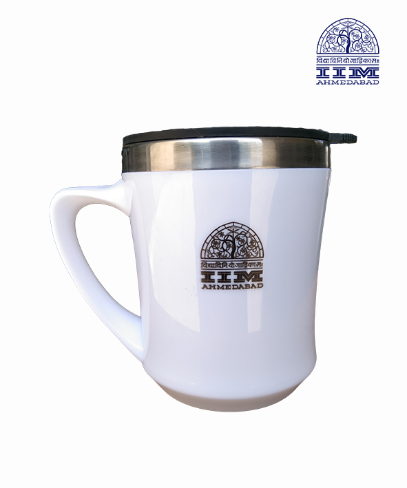 Coffee Mug with Lid White | Official IIMA souvenir